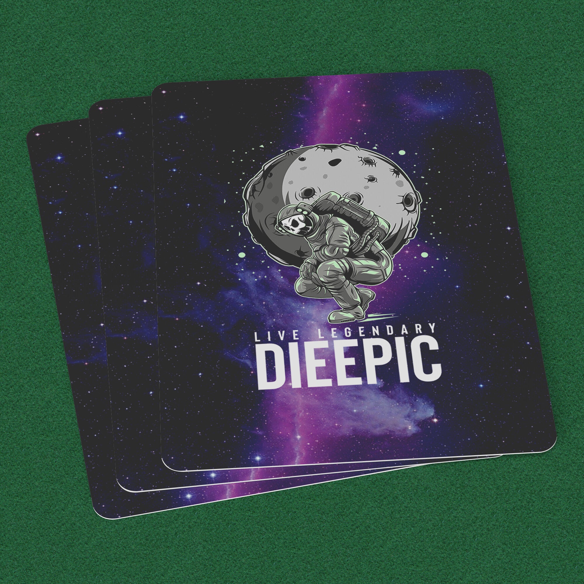 Die Epic Astronaut Playing Cards - Die Epic® Live Legendary Epic Clothing