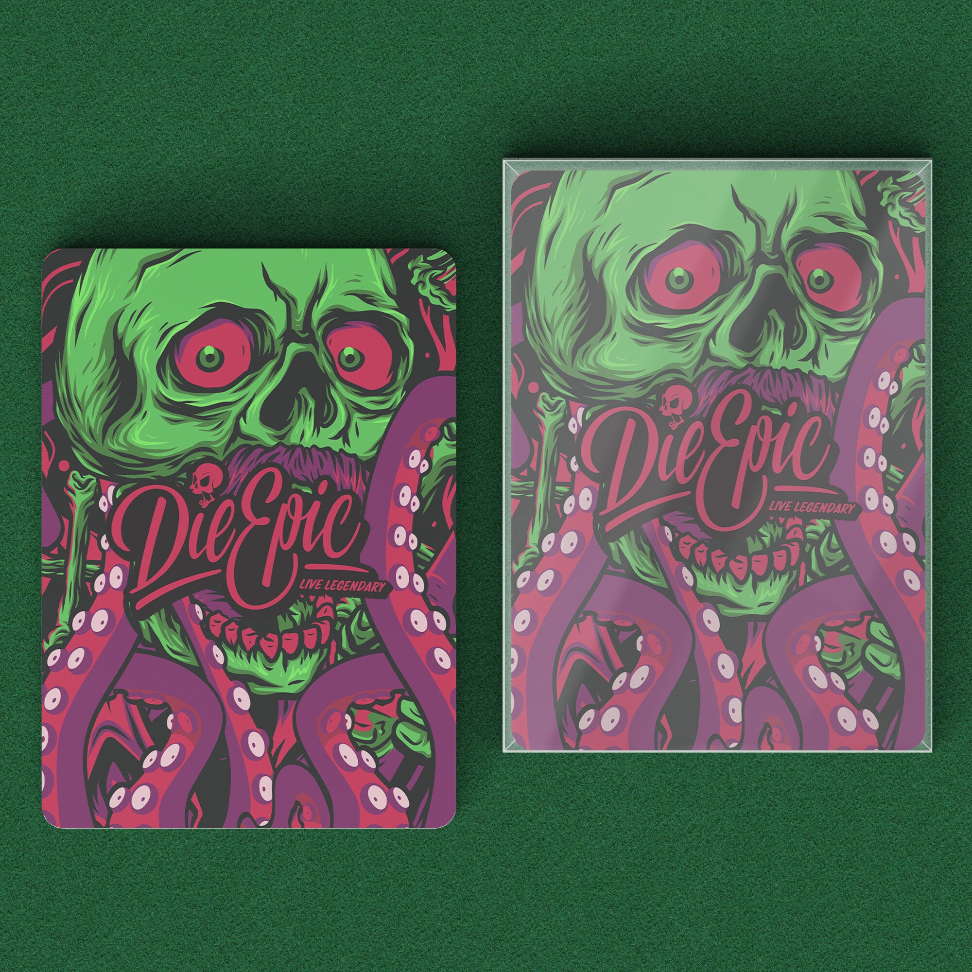 Die Epic Octopus Playing Cards - Die Epic® Live Legendary Epic Clothing