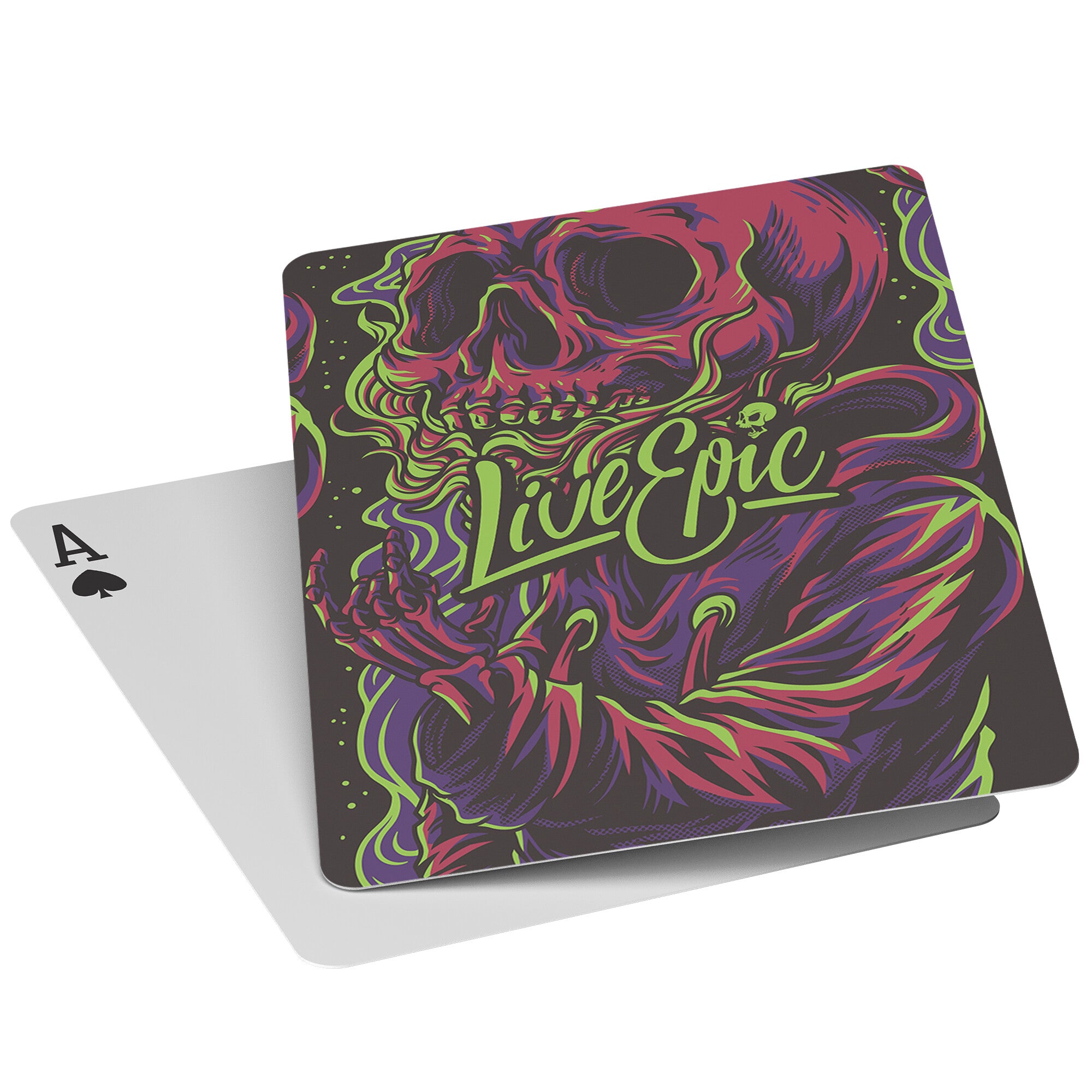 Live Epic Spooky Playing Cards - Die Epic® Live Legendary Epic Clothing