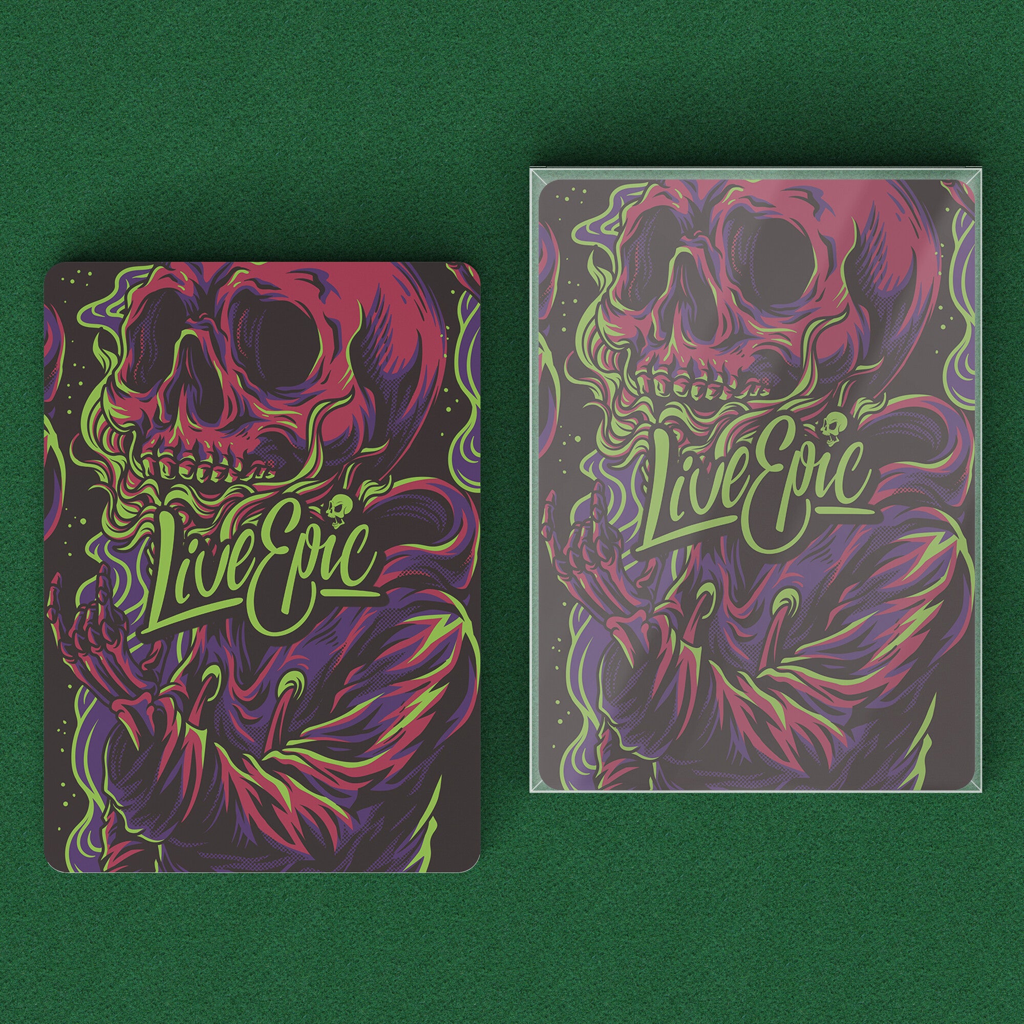 Live Epic Spooky Playing Cards - Die Epic® Live Legendary Epic Clothing